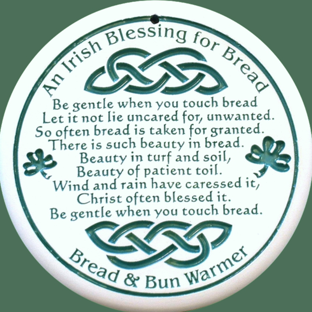 Bread Warmer/Trivet - Irish Blessing For Bread – Across The Pond