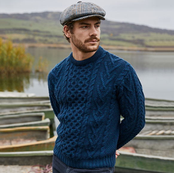 Merino Aran Sweater – Across The Pond