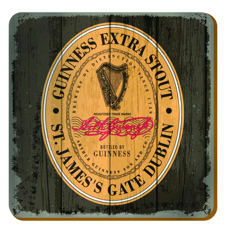 Coaster - Guinness Nostalgic Label – Across The Pond