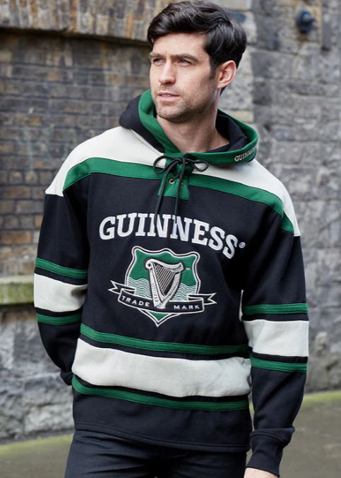 Guinness Sweatshirt Green Hockey Style Hooded – Across The Pond