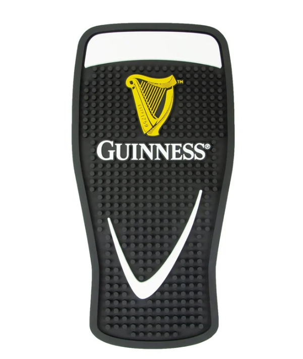 Guinness Bar Mat PVC Pint shape – Across The Pond